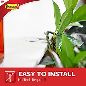 Command Medium Wire Toggle Hooks, Damage Free Hanging Wall Hooks with Adhesive Strips, No Tools Wall Hooks for Hanging Organizational Items in Living Spaces, 7 White Hooks and 8 Command Strips