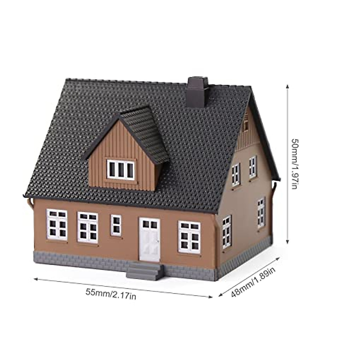 3 Sets N Scale 1:160 Model Village House Assembled Model Architectural Building Layout JZN02