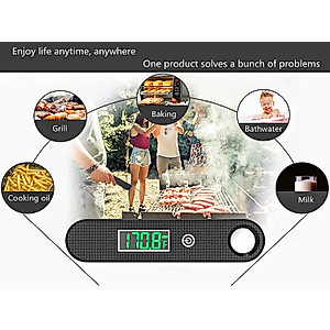 Outdoor Cooking Grill Thermometer,Instant Read Digital Meat Thermometer with Back Light Screen,Suitable for Barbecue,Hot Food.