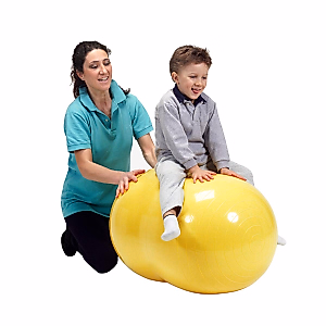 Gymnic Physio Roll Exercise Ball - Red, 34" x 52"