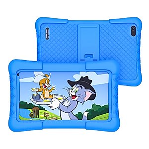 MAGCH Kids Tablet 7 inch, 2GB RAM, 32GB ROM, Android 11, Kids App Pre Installed, 1.8GHz Quad Core Processor, IPS HD Display, 7” Android Tablet, WiFi, Kid-Proof Case (Blue)