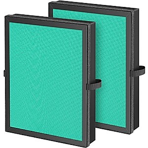 2 Pack Air Filter Replacement for AROEVE MK04 MG04JH Air Purifier, 4-in-1 High-Efficiency Pollen Pet Dander Hair H13 HEPA Air Filter for Pet Care Bedroom Suitable- Pet Dander Version