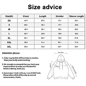 TUVEKE White Men's Hoodie Sweatshirt Pullover Fleece Hooded Athletic Sweat shirt For Men Hoodies Long Sleeve Kangaroo Pockets XL