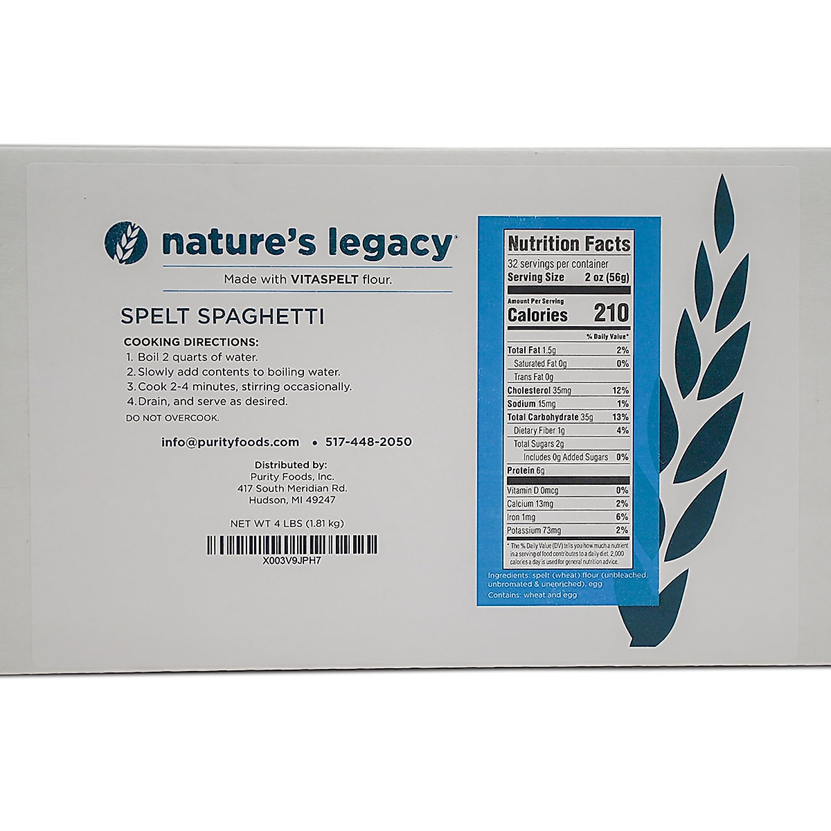 Spelt Spaghetti made with VitaSpelt Spelt Flour