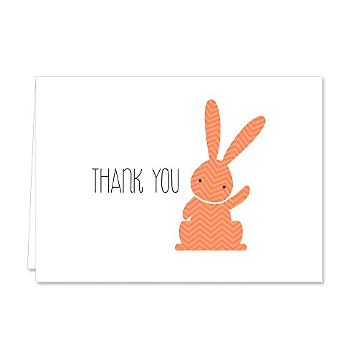 Canopy Street Adorable Animal Thank You Note Cards / 36 Baby Shower Thanks Greeting Cards / 3 1/2" x 4 7/8" Folded Appreciation Thank You Cards / 6 Cute Animals Gratitude Card Designs