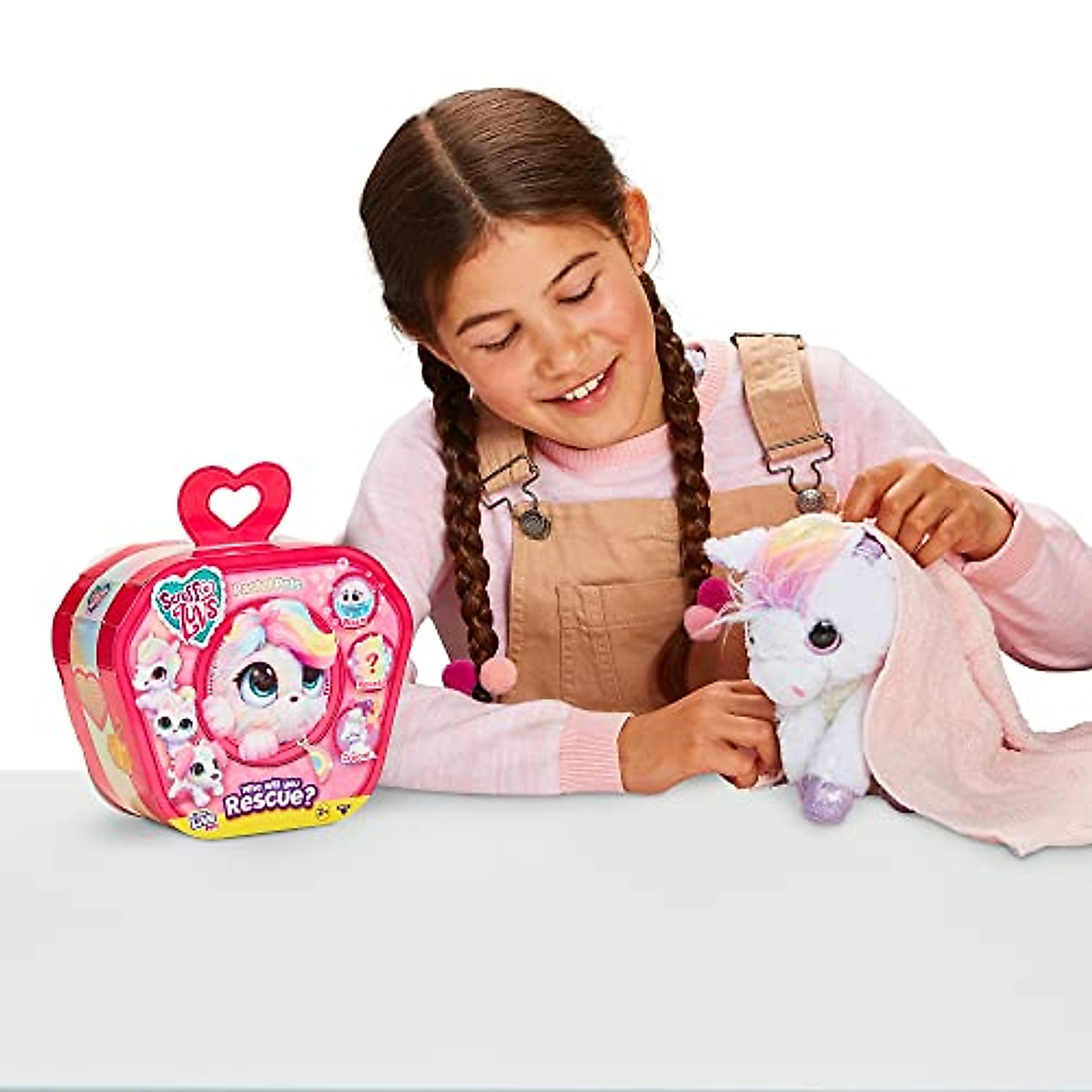 Little Live Pets| Scruff-a-Luvs Mystery Animal Reveal. Wash, Groom and Rescue A Cute Pastel Rainbow Colored Plush Pet.