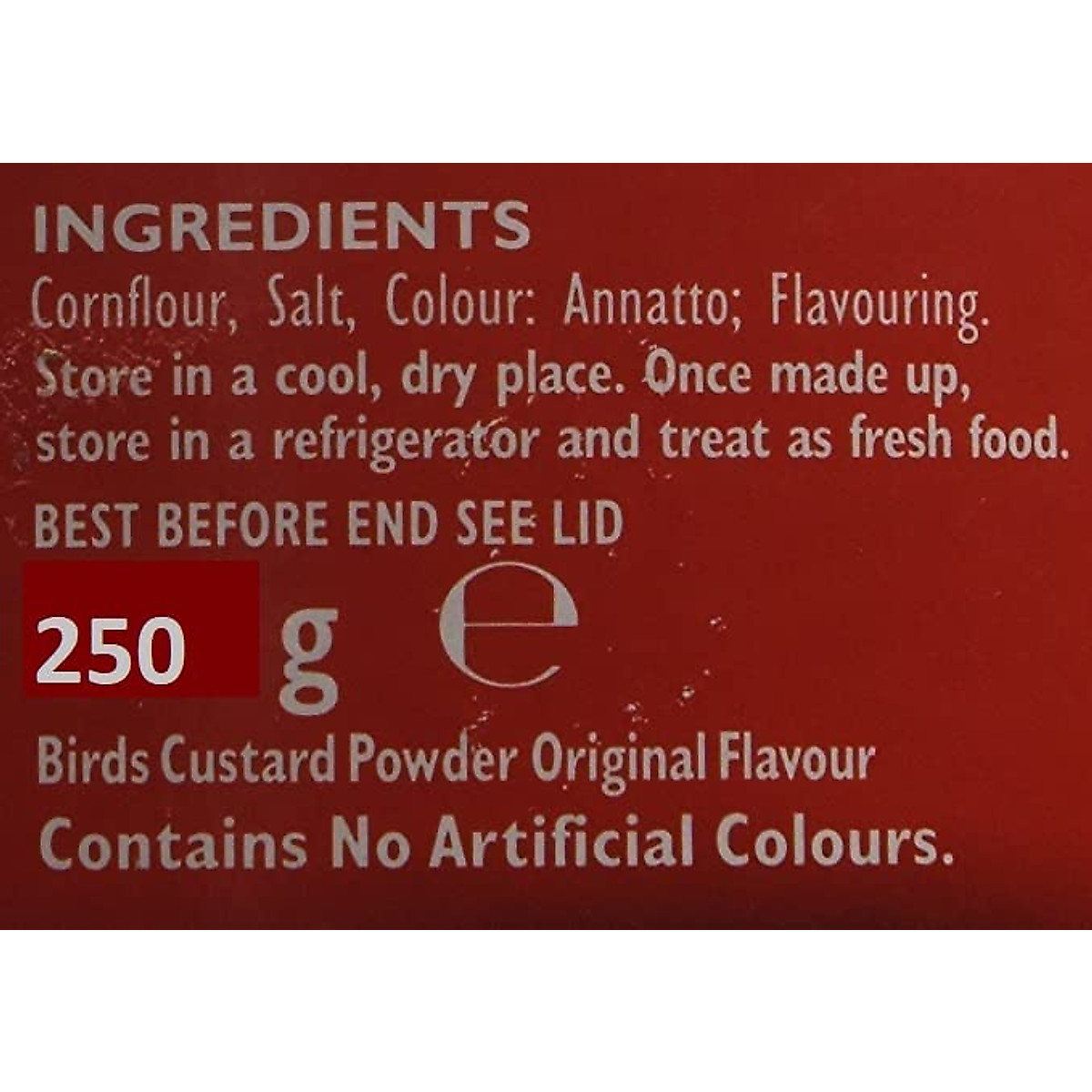 Bird's Traditional Custard Powder 250g