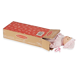 Melissa & Doug Mine to Love Jenna 12" Soft Body Baby Doll With Romper, Washable Doll Accessories, First Baby Dolls For Toddlers 18 Months And Up