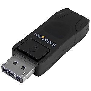 StarTech.com DisplayPort to HDMI Adapter - 4K 30Hz Compact DP 1.2 to HDMI 1.4 Video Converter - DP++ to HDMI Monitor/TV - Passive DP to HDMI Cable Adapter - Latching DP Connector (DP2HD4KADAP)