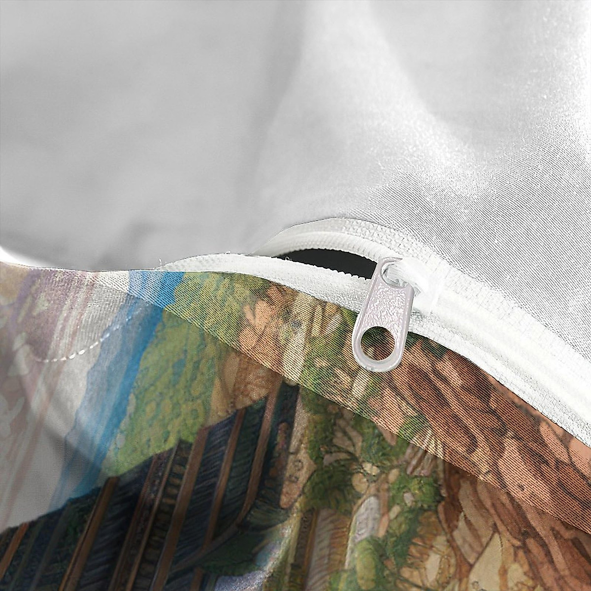 EVMILA Pyramid for Teens and Adults Quilt Cover 3D Print Egypt Duvet Cover Comforter Covers with Pillow Cases Soft Microfiber with Zipper Closure Bedding Set 3 Pieces Queen（228x228cm）, Style-7