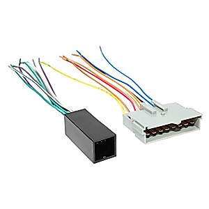RED WOLF Car Radio AMP Amplifier Integration Plug Wire Harness Compatible with 1986-2000 Ford Mustang Explorer F150/250, Lincoln Town Car, Mercury Stereo Install Connector Adapter Premium Sound System