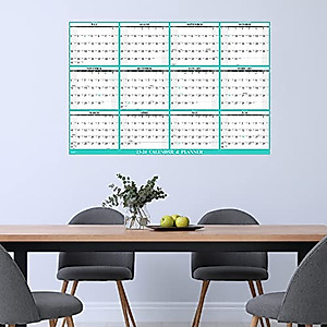 Erasable Calendar 2023-2024 - 12 Monthly Wall Calendar 2023-2024 from July 2023 to June 2024, Dry Erase Calendar with Julian Date, 34.6 x 23 Inches, Calendar Waterproof Material is Easy to Erase, folded and packaged by envelope paper, which makes the cale