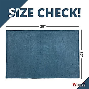 WITHUS LuxWipe Korean Microfiber Towels for Cars - Large Size for Cleaning, Drying & Car Care, Premium Cloth Featuring Lint-Free Edge-Less to Prevent Scratching 20 x 28