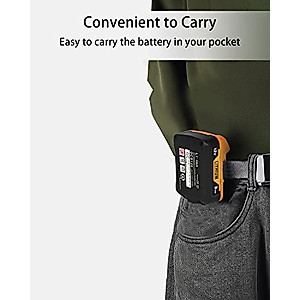 COMRGIKE 2Pack 12V 3.0Ah Battery Replacement for Dewalt 12V Battery DCB123 DCB127 DCB122 DCB124 DCB121 Compatible with Dewalt 12V Tools