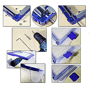 TECHTONGDA 16x20 Inch Screen Frame Mesh Silk Screen Printing Mesh Stretching Frame Glue Free Stretch Screen Frame