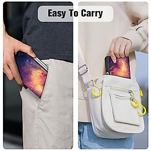 CaseBot Game Card Case for Nintendo Switch Games, [Shockproof] Hard Shell Protective and Durable 24 Slots Card & 24 Slots Micro SD Card Storage Holder Box, Slim and Portable (Galaxy)