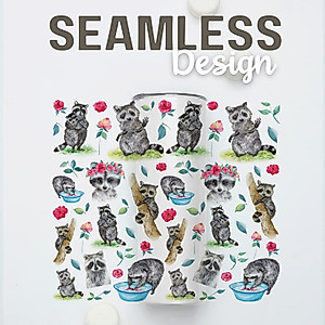 Onebttl Raccoon Gifts for Women, Insulated 20 oz Stainless Steel Skinny Tumbler with Straw, Brush, Lid, and Gifts Box, RACCOON WHISPERER