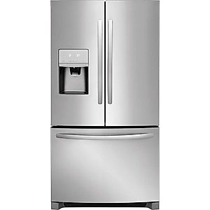 FFHD2250TS 36 French Door Refrigerator with 22.5 cu. ft. Capacity Energy Star Multi-Level LED Lighting Store-More Shelves and External Water Dispenser in Stainless Steel