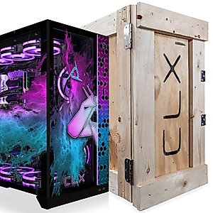 CLX HATHOR Dual Gaming/Streaming PC - PC1: Intel Core i9 13900KF 3.0GHz, GeForce RTX 4090, 1TB SSD, 6TB HD, 64GB DDR5 RGB Memory, PC2: Intel NUC 12 i7 Compute Element