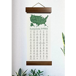 US National Park Checklist Map - 63 National Park Check Off List - National Park Checklist Poster - USA National Parks Gift - National Park Scratch Off (USA)