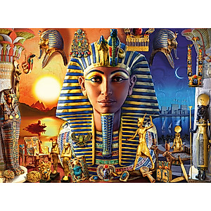 Ravensburger The Pharaoh's Legacy 300 Piece XXL Jigsaw Puzzle for Kids - 12953 - Every Piece is Unique, Pieces Fit Together Perfectly, 20 x 14 inches (50 x 36 cm) When Complete.
