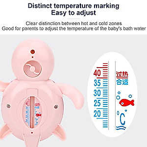 Bath Thermometer Bath Thermometer Bath Thermometer ABS Bath Water Thermometer (Pink)