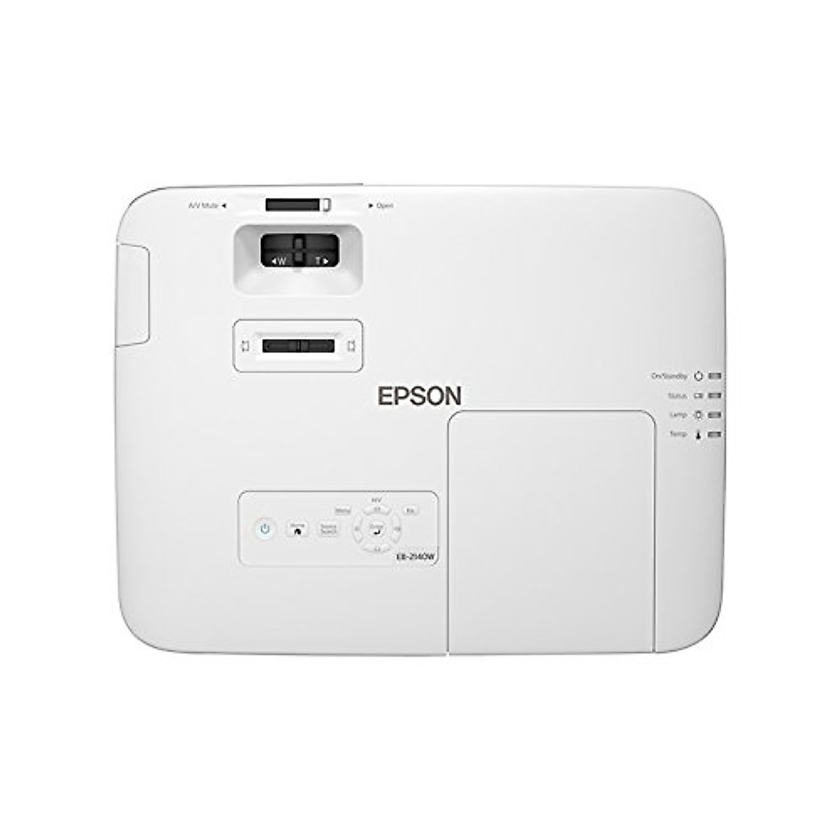 Epson V11H819020 PowerLite 2140W LCD Projector, Black/White