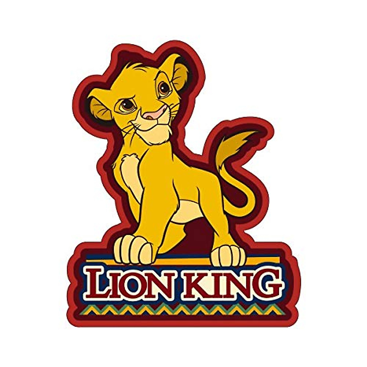 Disney 26201 Lion King-Simba Soft Touch PVC Magnet, Standard, Multi Color