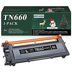HIYOTA Compatible TN 630 TN-660 Toner Cartridge Replacement for Brother TN660 1pk Black Toner to Compatible with DCP-L2520DW L2540DW HL-L2300D L2305W L2320D L2340DW MFC-L2680W L2685DW 2705DW Printers