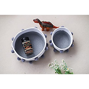 Toy Cosmetics Pet Cat Basketable Cotton Woven Storage Basket Simple Cotton Table Deduction Box Storage Box