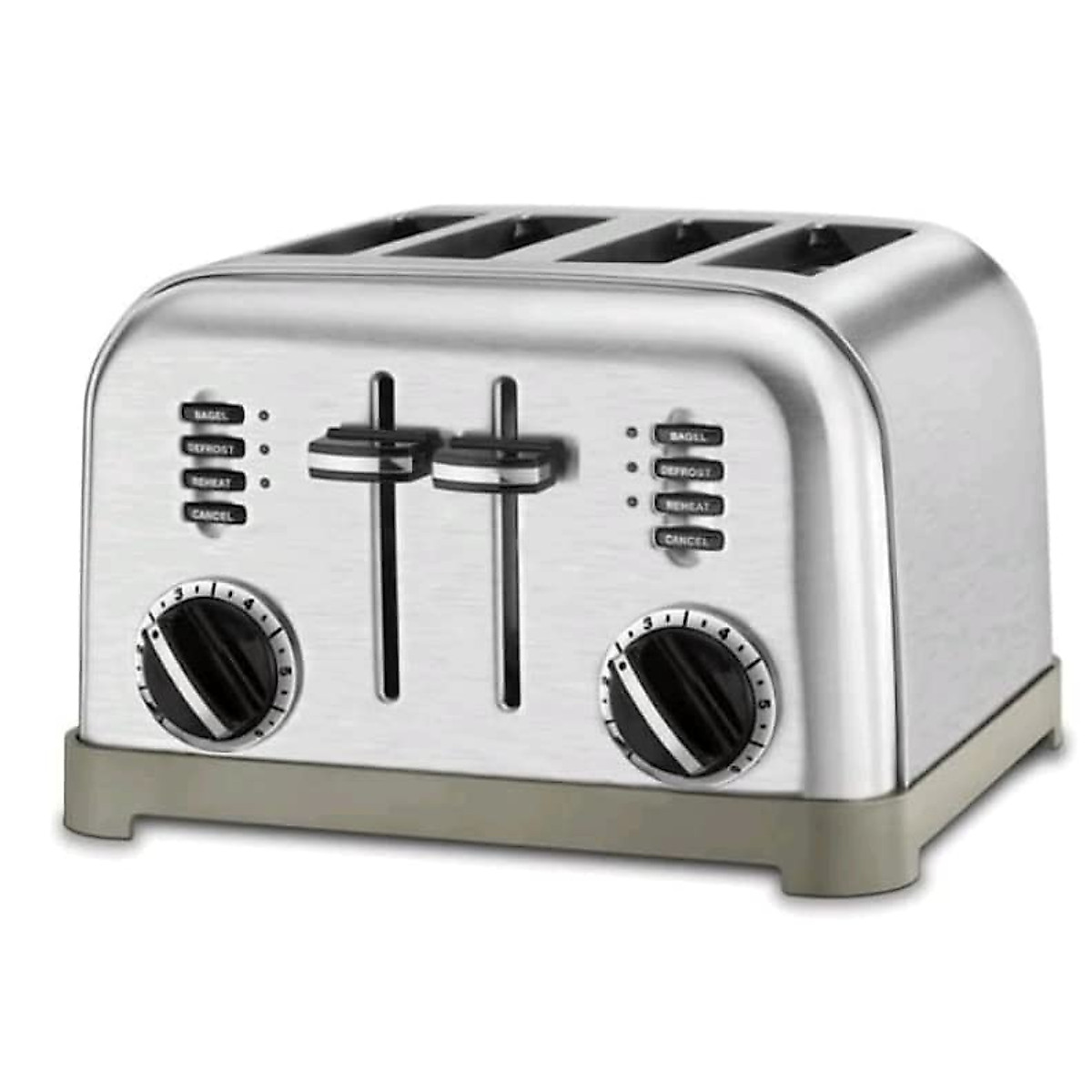 DEIKEB Slivers 4 Slice Metal Classic Toaster13.00 X 12.00 X 9.00 Inches
