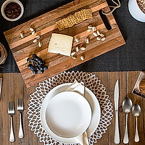 DAFU Stainless Steel Dinner Knives Silverware Cutlery Table Knives Mirror Polished Dishwasher Safe - Pack of 12 （Silver 9 Inches）