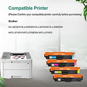 JMLCOLORS Compatible TN227 TN-227 Toner Cartridge Replacement for Brother TN223 TN227BK Work with MFC-L3770CDW MFC-L3750CDW HL-L3290CDW HL-L3270CDW HL-L3230CDW Printer (TN-227BK/C/M/Y High Yield)