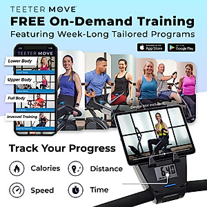 Teeter FreeStep LT3 - Recumbent Cross Trainer and Elliptical (LT3 + Mat + Gel Seat Bundle)