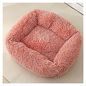 YXXJJ Pet pad Plush Dog Bed Cushion Large Dog Bed House pet Square Cushion Bed pet Kennel Super Soft and Fluffy Comfortable cat and Dog House Soft and Warm, Comfortable to Touch, Easy to Carry