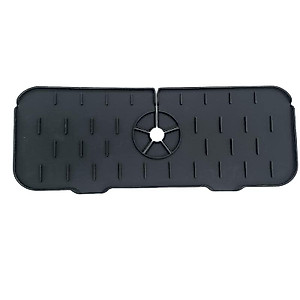 Zenc Kitchen Sink Mat, Silicone Sink Mat, Water Mat, Sink Mat (Grey)