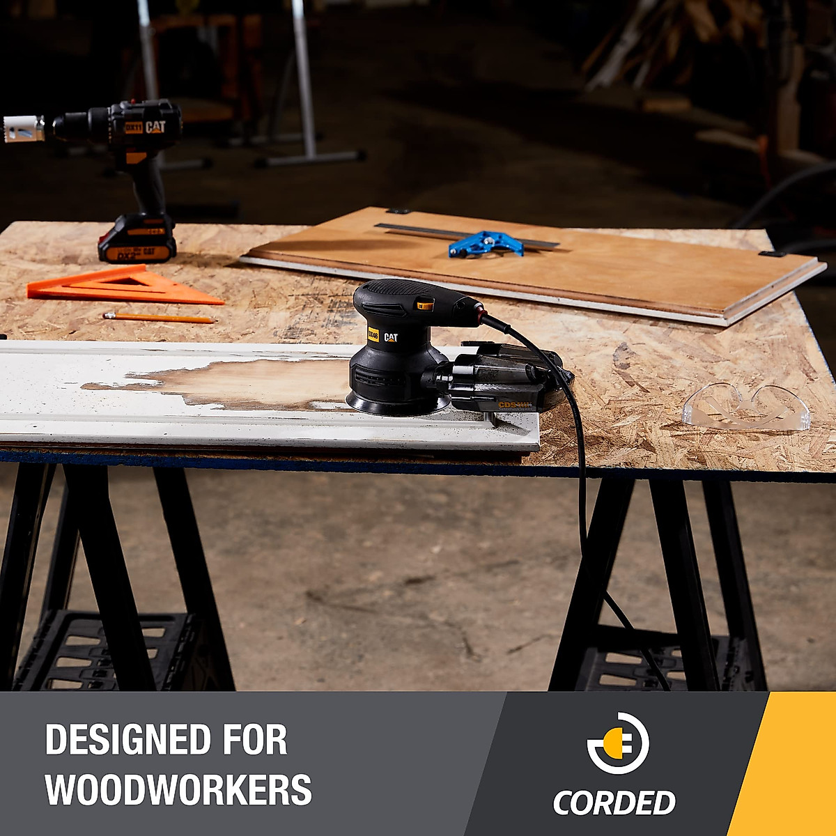 Cat® 5” Random Orbit Sander 3.0-AMP - DX46U