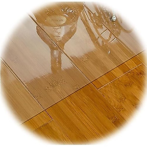 Clear PVC Desk Chair Mat 1.5mm Chair Mat Office Chair Mat, Pvc Clear Transparent, Non-Slip Floor/Carpet Protector Mat Scratch Resistant Wear Resistant Indoor,85/105/125/145/165cm wide,100-600cm for Of