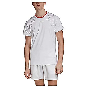 adidas by Stella McCartney Men's Court Tennis Tee, White, X-Large