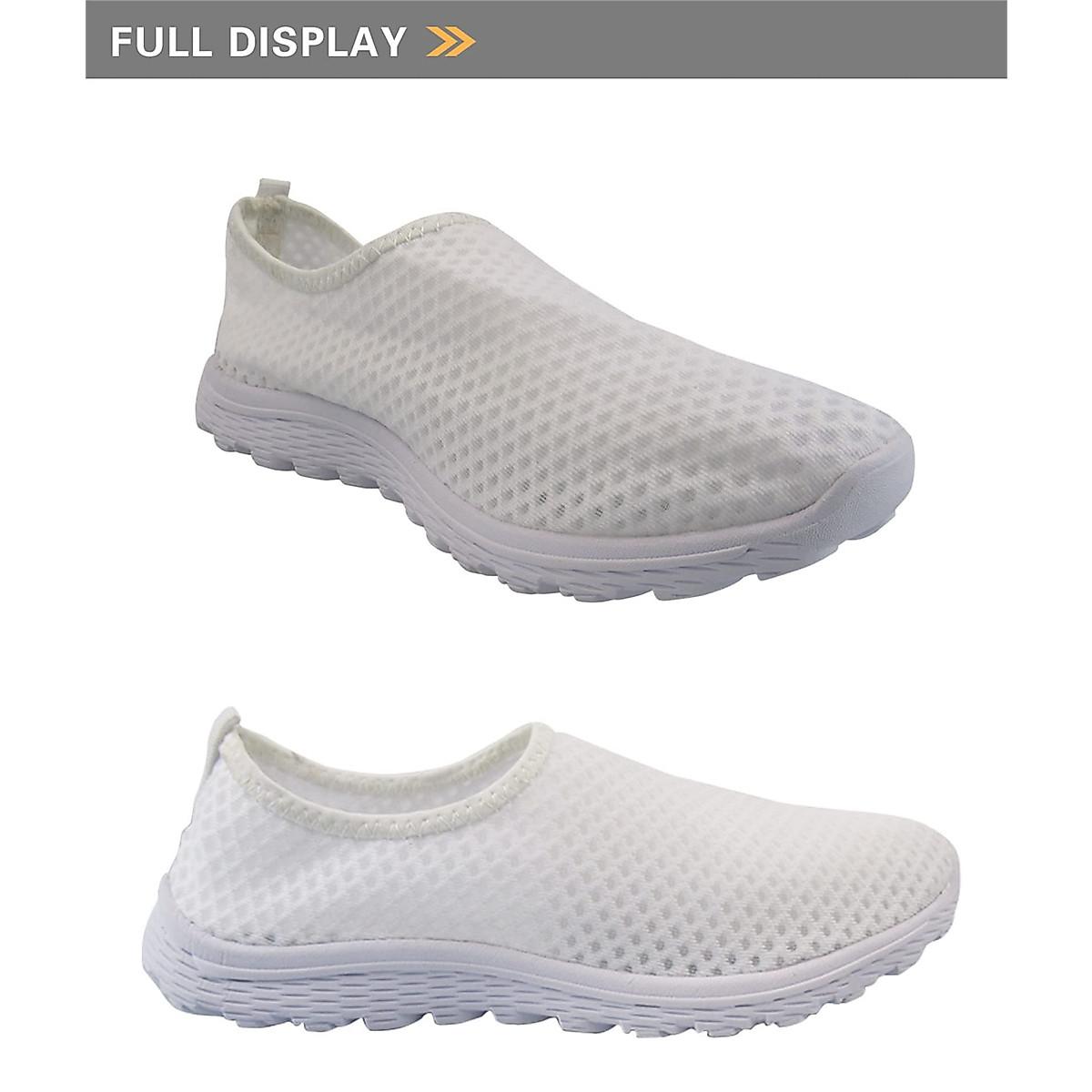 INSTANTARTS Womens Water Shoes Funny Cartoon Cat Print Lightweight Mesh Summer Sneakers Barefoot Aqua Swim Walking Shoes