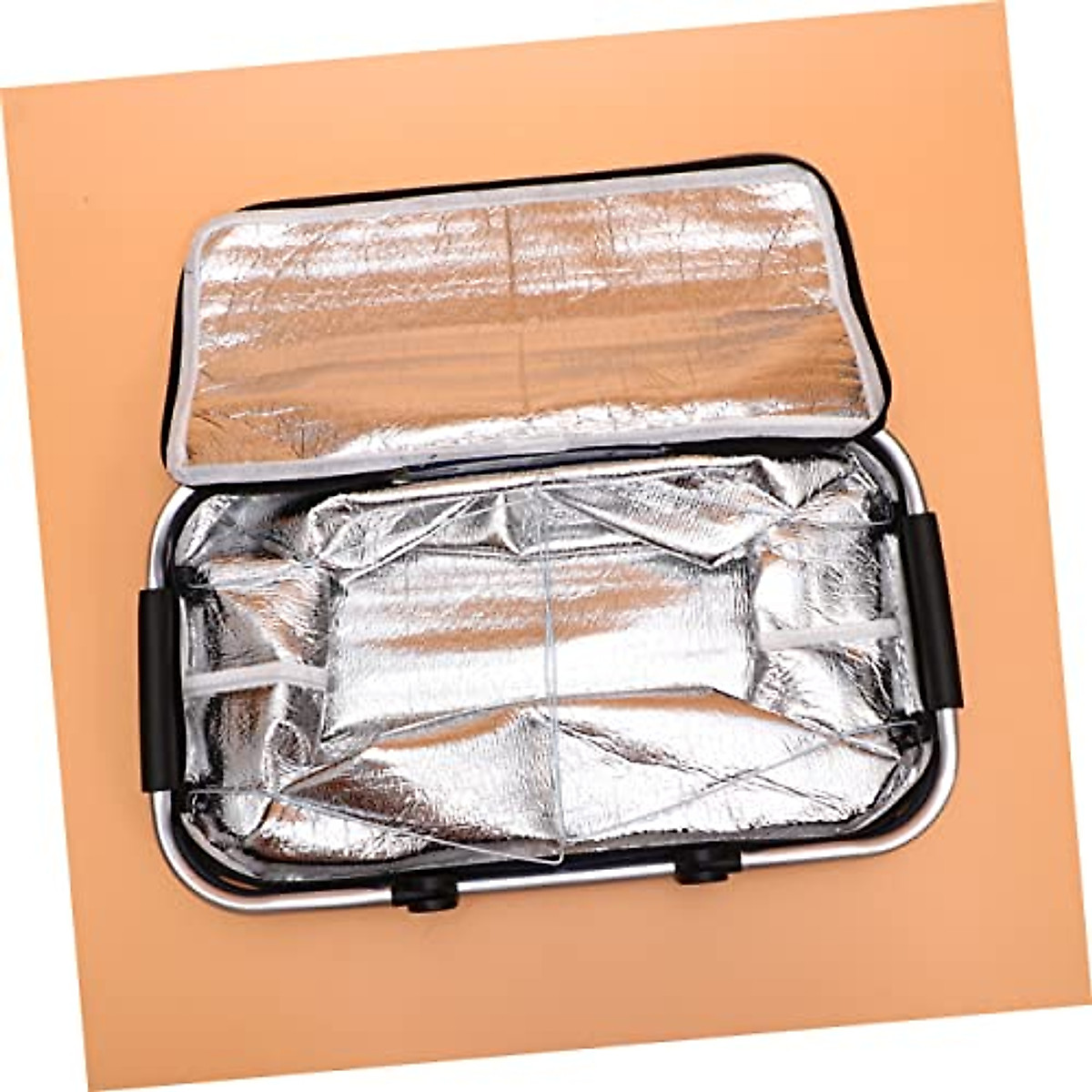 INOOMP Box Delivery Hot Bags Insulated Grocery Bag Hot Food Delivery Bags Food Preservation Box Storage Box Outdoor Portable Incubator Cooler Box Ice Bag Large Picnic Bag Blue