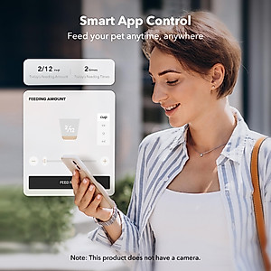 PETLIBRO Automatic Cat Feeder for 2 Cats, 5G WiFi Cat Food Dispenser with APP Remote Feeding, 5L Timed Automatic Dog Feeder, 1-10 Meals/Day, 10s Meal Call, Dual Trays Pet Feeder for Cat, Dog