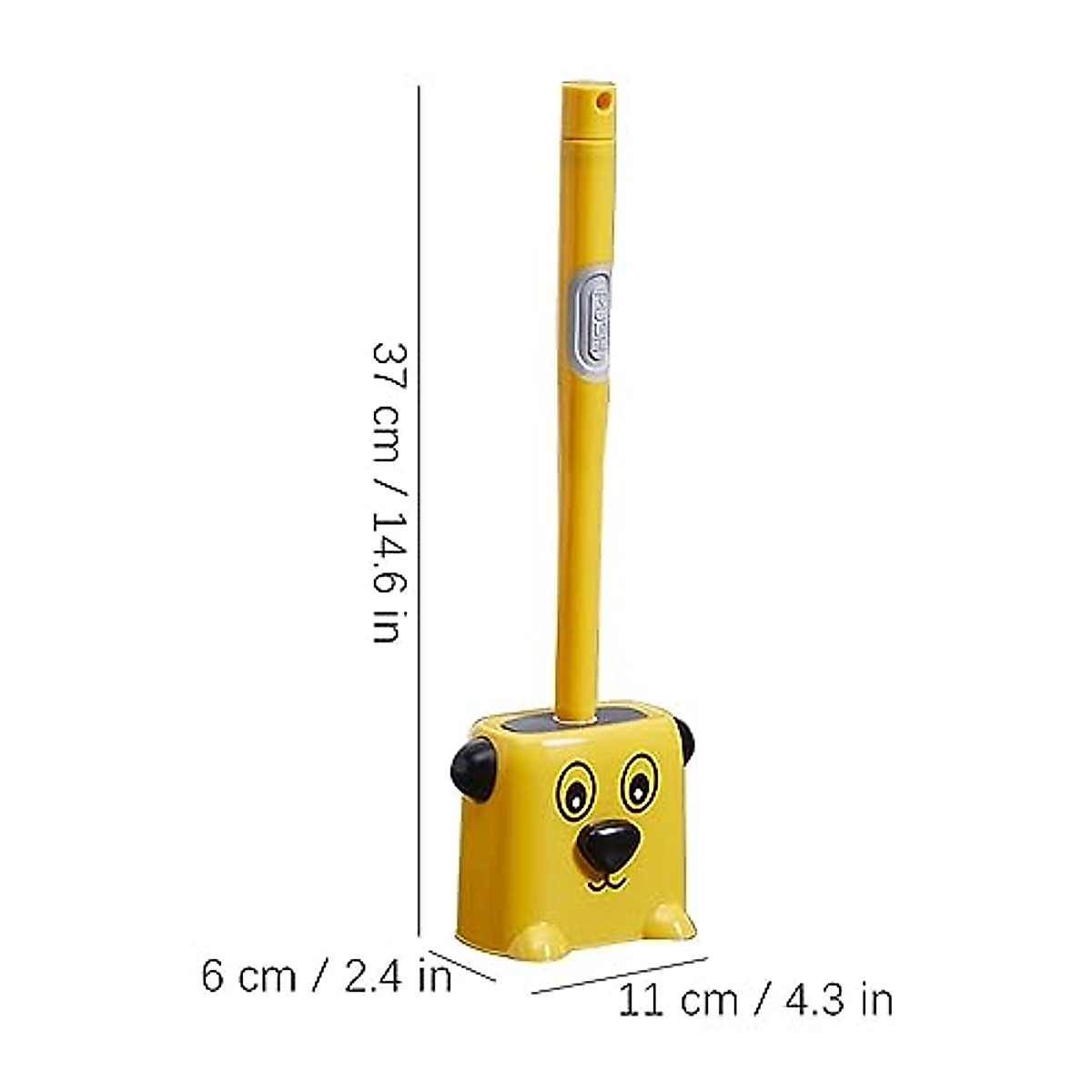 Creative Toilet Brush Hydraulic Silicone Toilet Cleaner Brush Wall Mount Floor Dual Use Toilet Bowl Brush and Stand Set