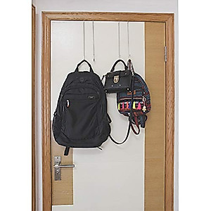 Lunmore Over The Door Hook Length 11.8 inch Heavy Duty Door Hanger for Home Kitchen Office