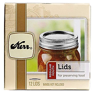 Jarden Home Brands #00071 Kerr 10 pack (12 per pack) Can Jar Lid