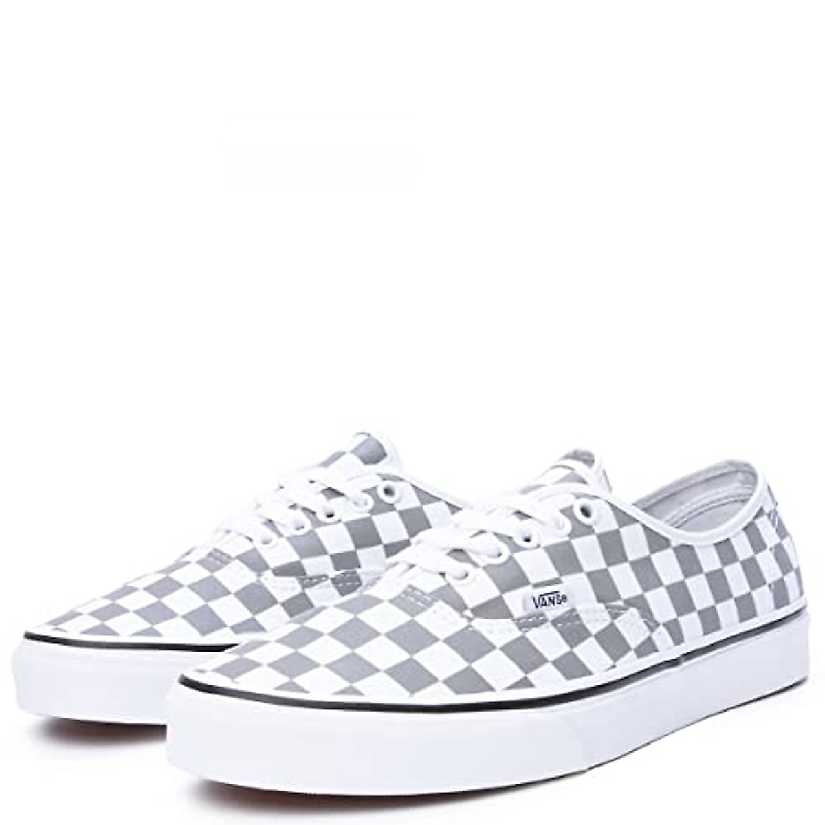 Vans Men's Authentic Sneaker, Cosmic Check Reflective/Grey, Size 4