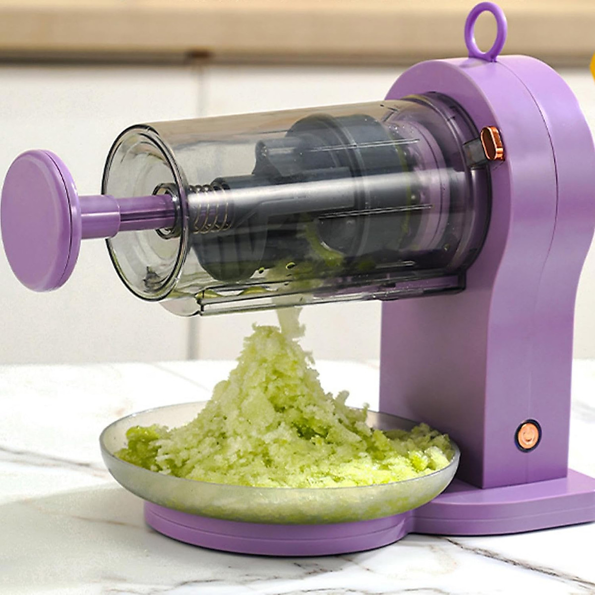 FAXIOAWA Portable Ice Crusher and Shaved Ice Machine with 2 Ice Cube Molds, Premium Electric Ice Shaver and Snow Cone Machine, USB Rechargeable Commercial Ice Shaver Crusher