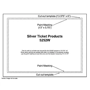 5252W Silver Ticket in-Wall Speaker with Pivoting Tweeter (Dual 5.25 Inch in-Wall Center Channel)