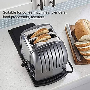 Dpofirs Sliding Coffee Maker Tray, Medium Appliance Rolling Tray, Countertop Appliance Moving Holder, Suitable for Place Kitchen Utensils and Appliances