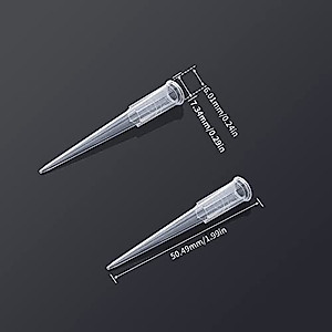 200uL Pipette Tips 960pcs- Four E's Scientific Universal 200ul Pipettor Tips Racked Non-pyrogenic DNAse/RNAse Free Autoclavable 10 Racks 96 Tips/Rack (960 Tips)